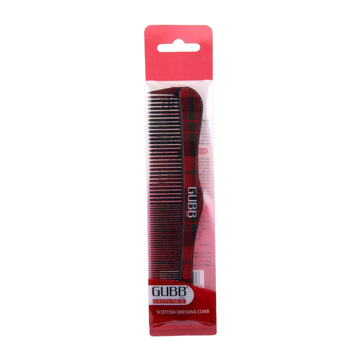 AM2040 GUBB SHELL DRESSING COMB Round Teeth – Amd-Deodap
