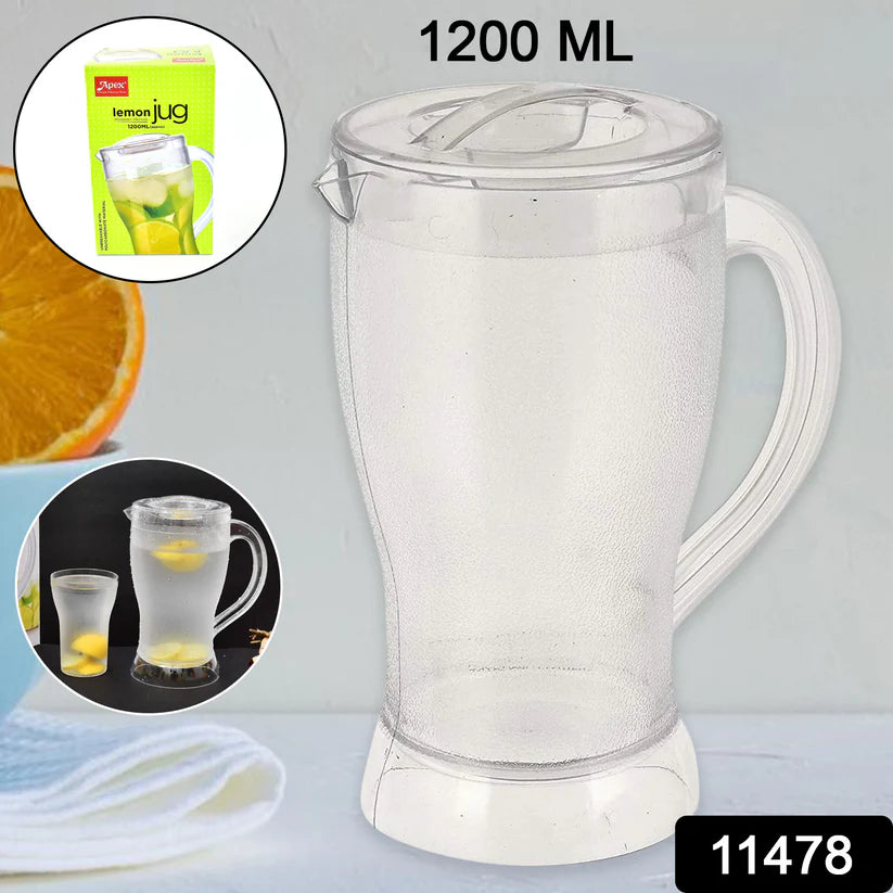 11478 Apex Unbreakable Lemon Jug – 1200 ML (Approx / 1 Pc) – Amd-Deodap