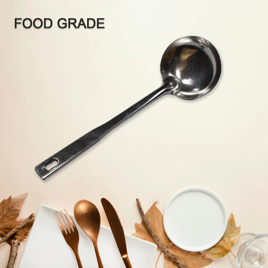 7002 STAINLESS STEEL KITCHEN COOKING LADLES, SERVING SPOONS SET OF (1 ...