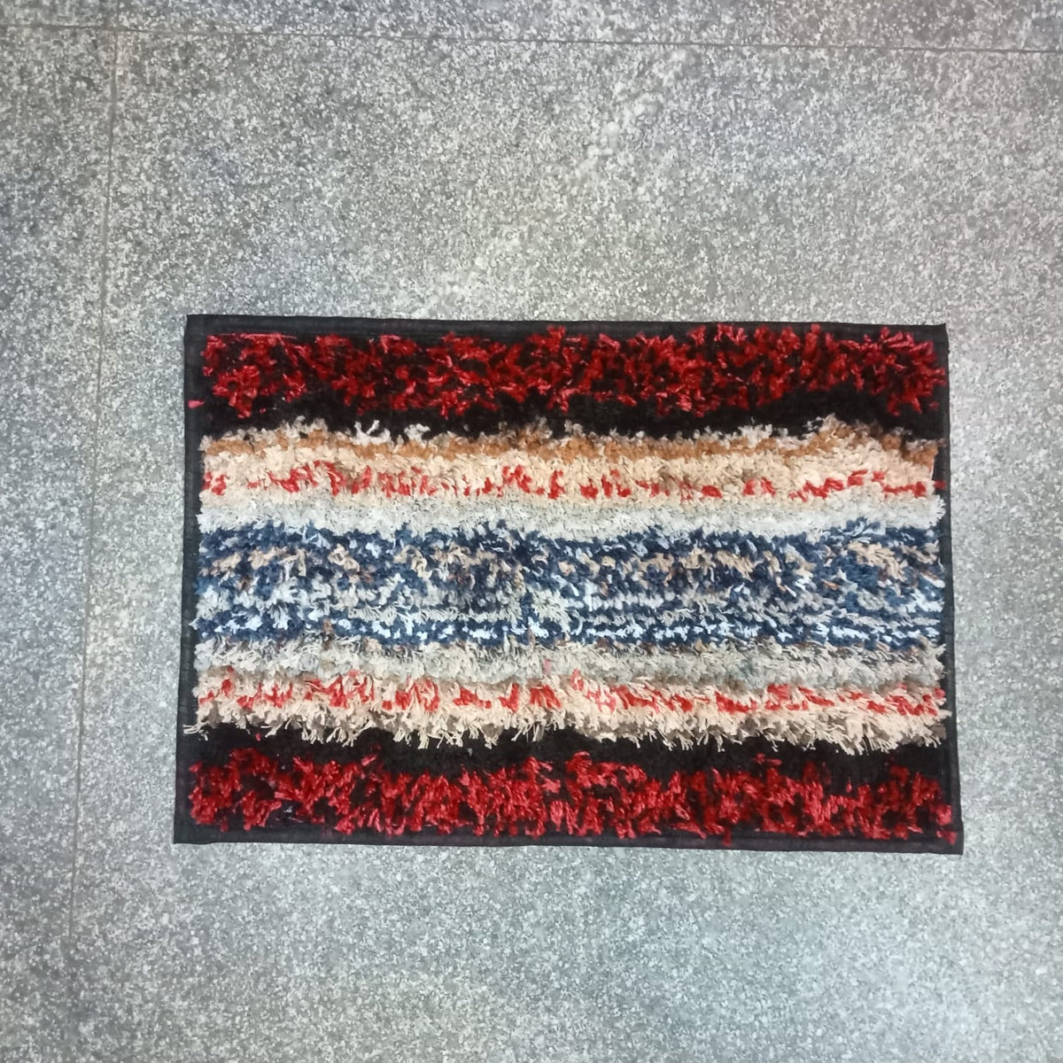 AM5845 Anti Slip Layer Doormats (A 13X19 Inch)- Multicolour for Home ...