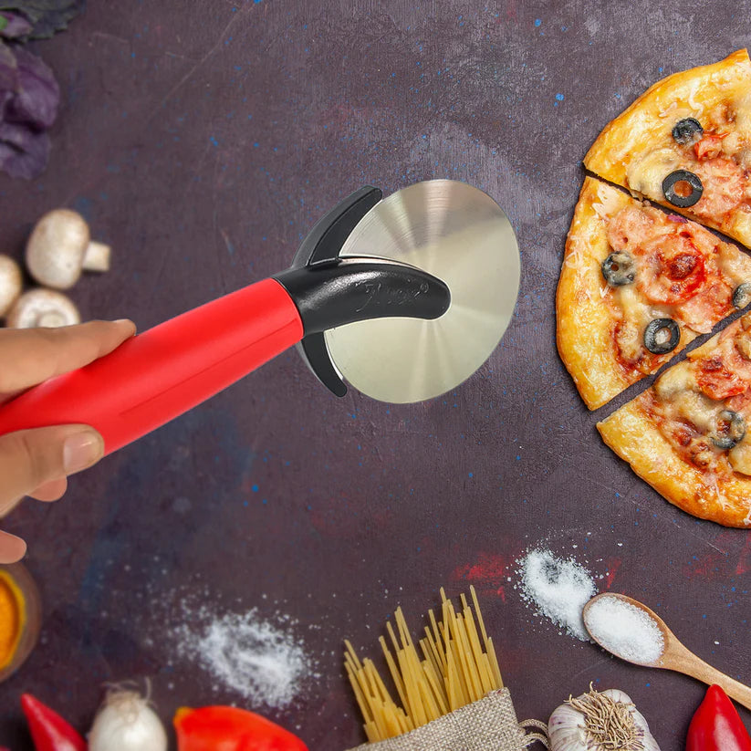 11705 Apex Premium Stainless Steel Pizza Cutter (1 Pc / Mix Color ...