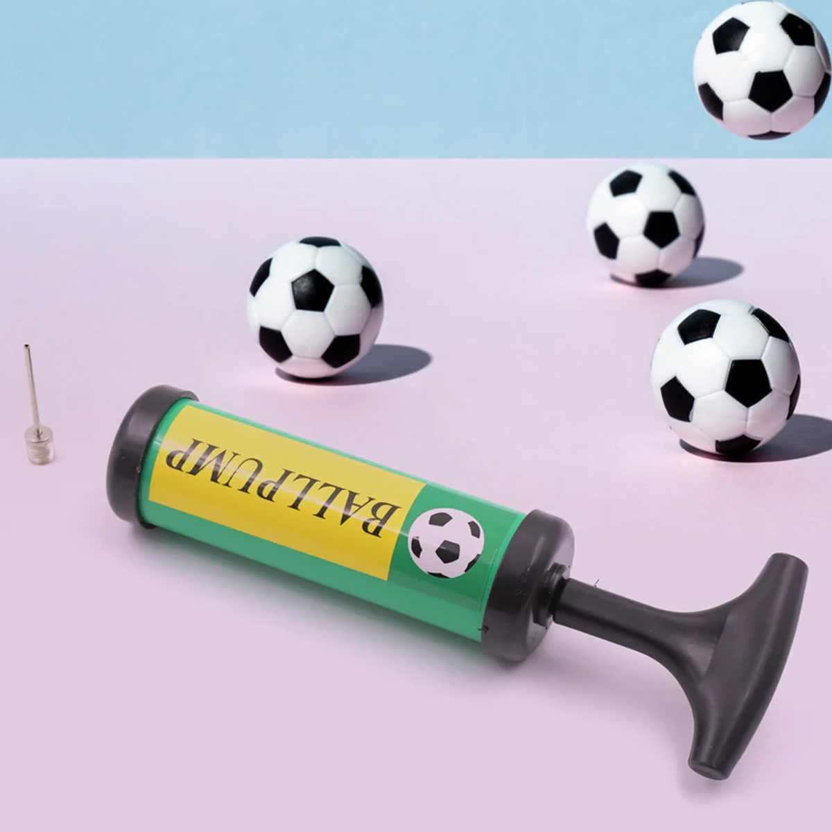 9333 Inflator Air Ball Pump Soft Bouncing Ball Development Kids Toy, S ...