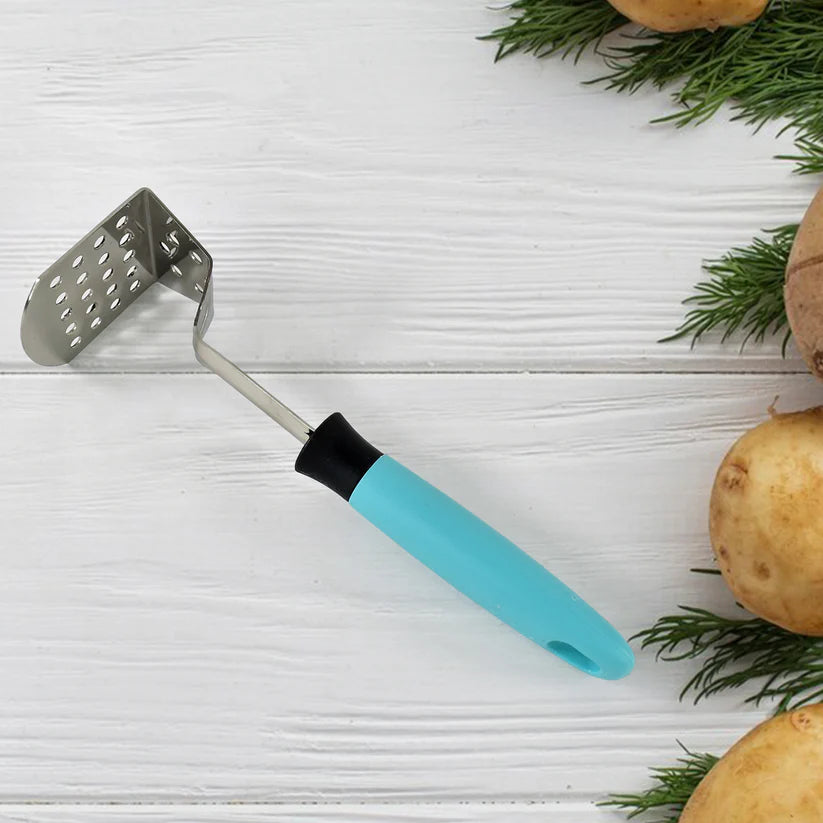 11707 Apex L-Handle Stainless Steel Potato Masher Ergonomic Grip (1 Pc ...