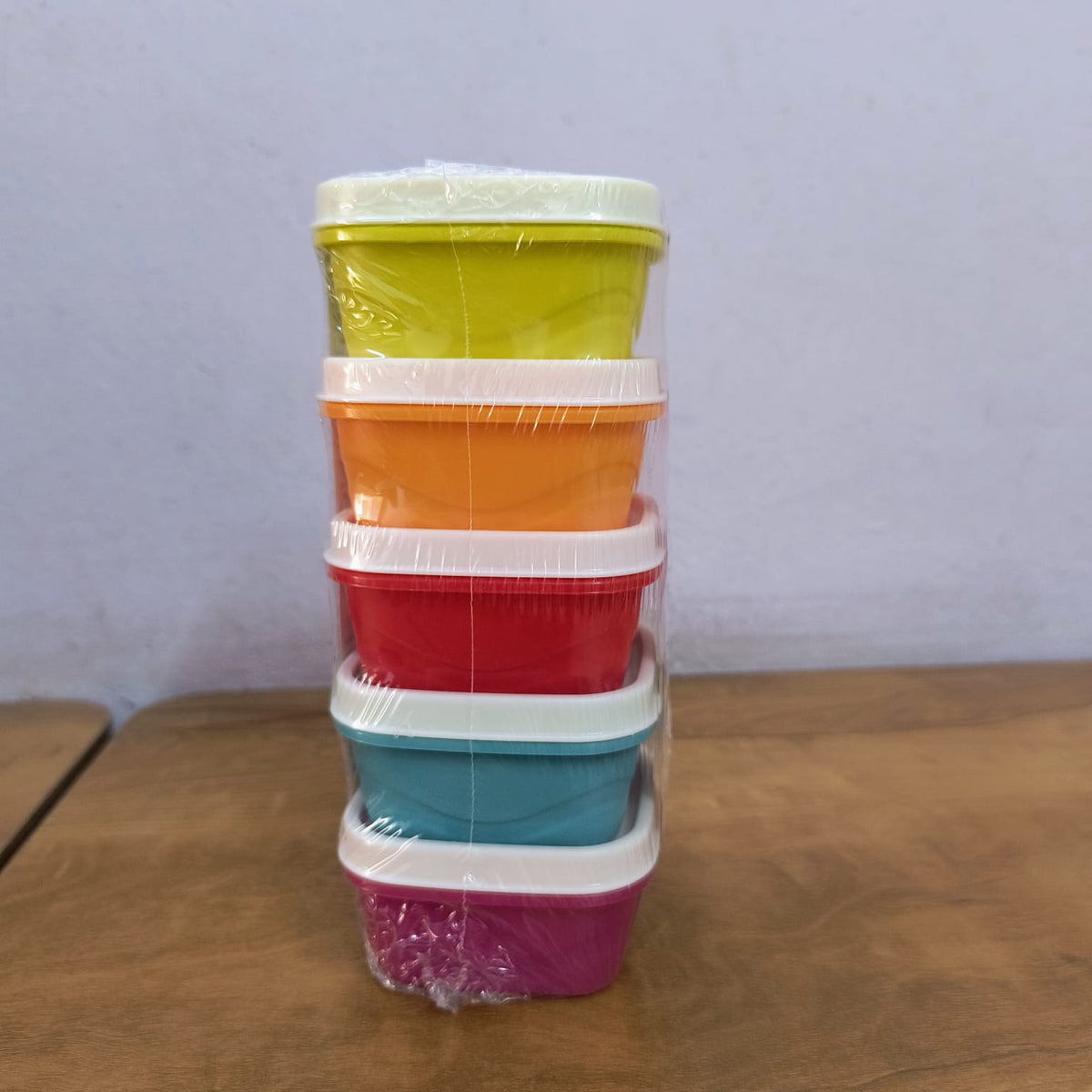 AM5138 Small Plastic Tasty Container 5 Set, Multicolor – Amd-Deodap