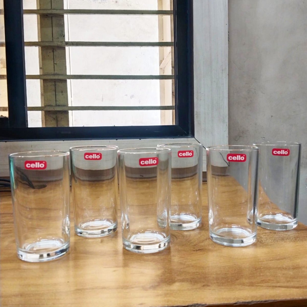 AM5686 Cello Liberty 280ml Glass Tumbler - 6pcs set – Amd-Deodap