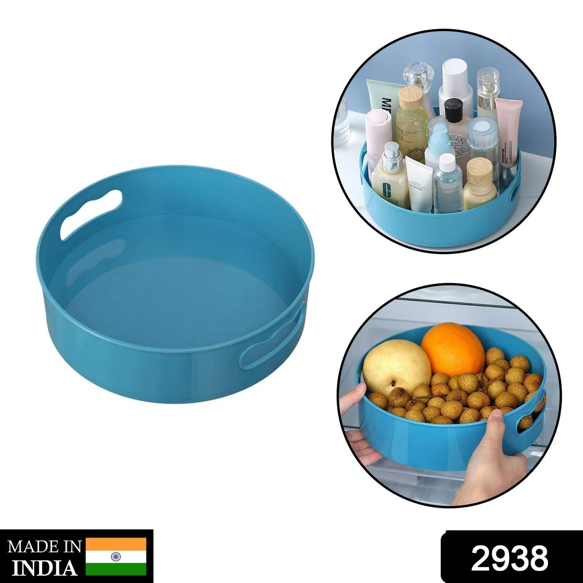 2938 360° ROTATING ORGANIZER TRAY MULTI- FUNCTION ROTATING TRAY by Deo ...