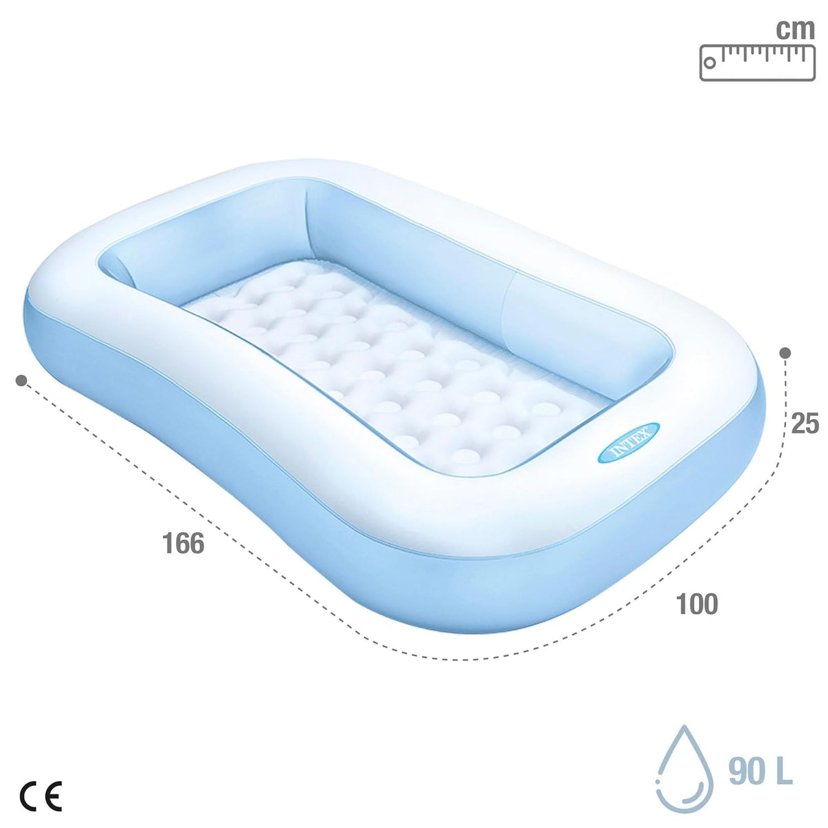AM3971 Intex Wet Set Collection Rectangular Pool, Multi Color (1.66m x ...