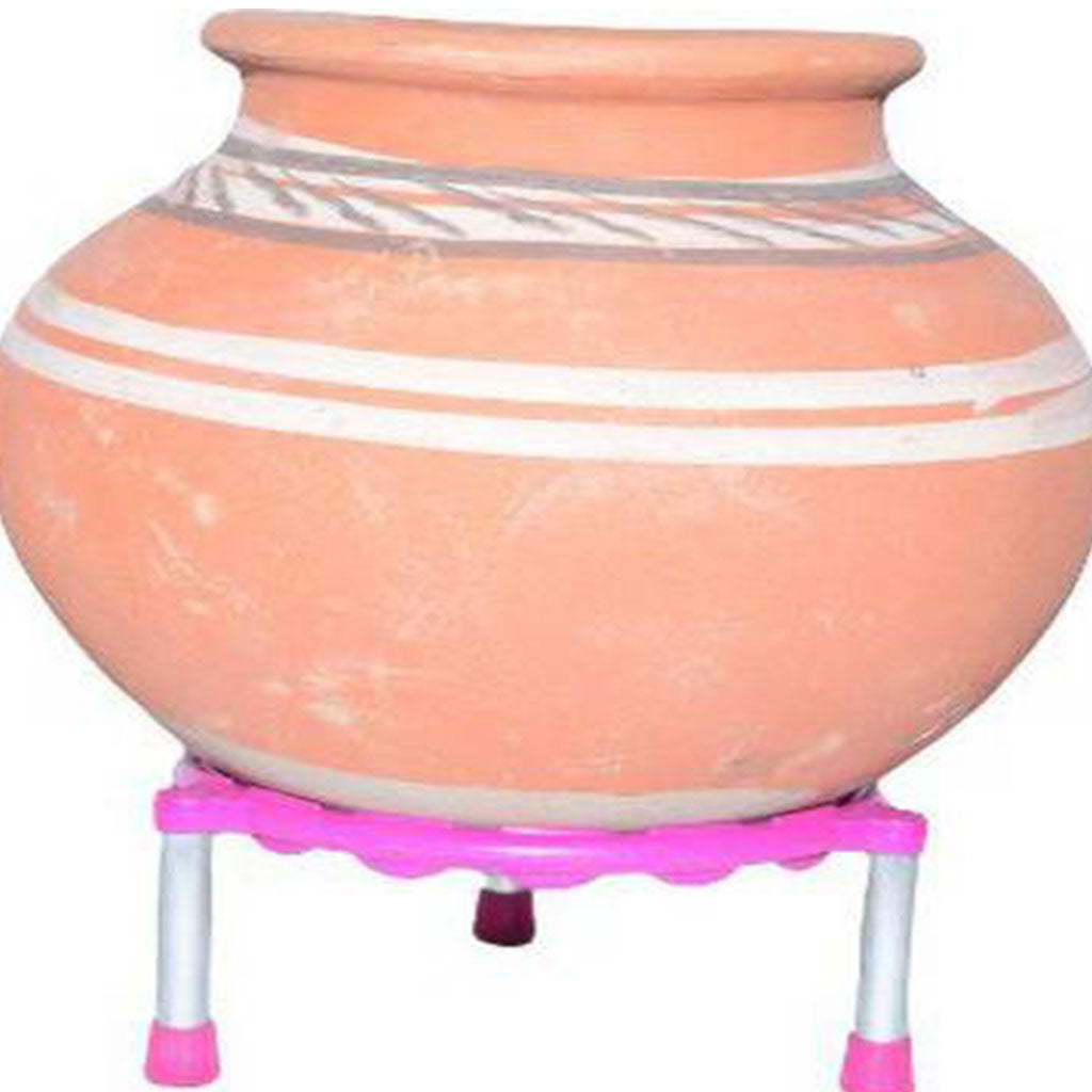 Stainless Steel Single Ring Matka Stand at Best Price – Amd-Deodap