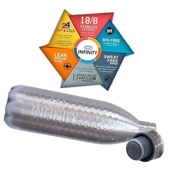 AM2426 Infinity Hammer Stainless Steel 24 hours Hot Cold Double Wall V ...