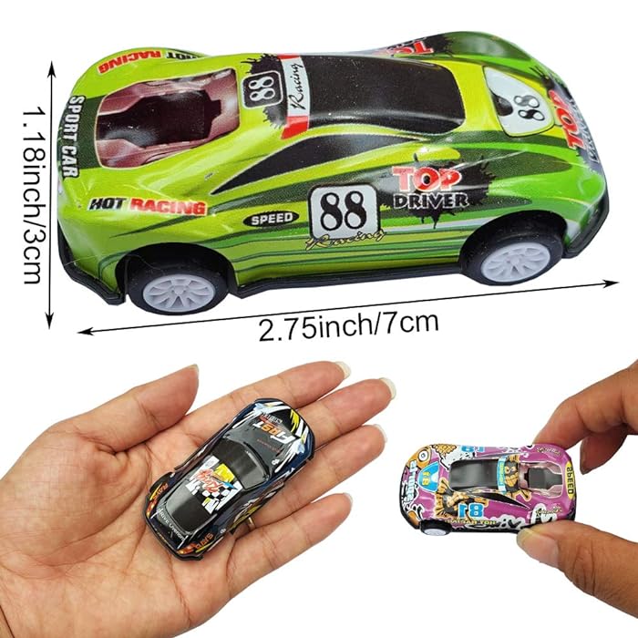 AM0274 4pcs Pull Back Racing Cars Die cast Race Car Vehicles Playset ...