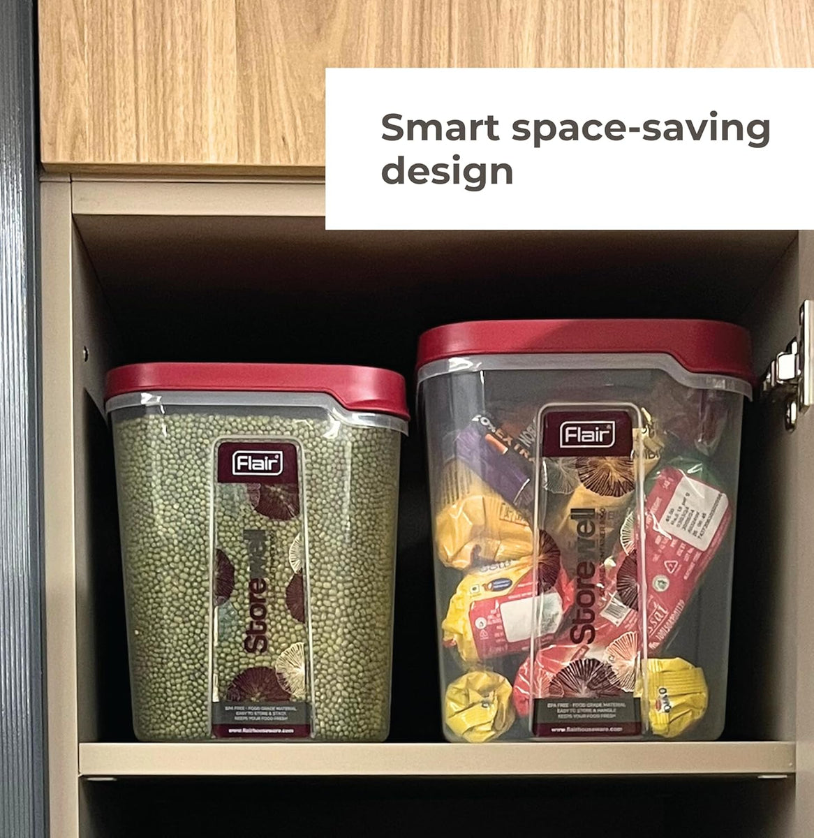 AM3653 Flair Storewell Square Storage Containers 6,8,12 ml Set of 3 ...