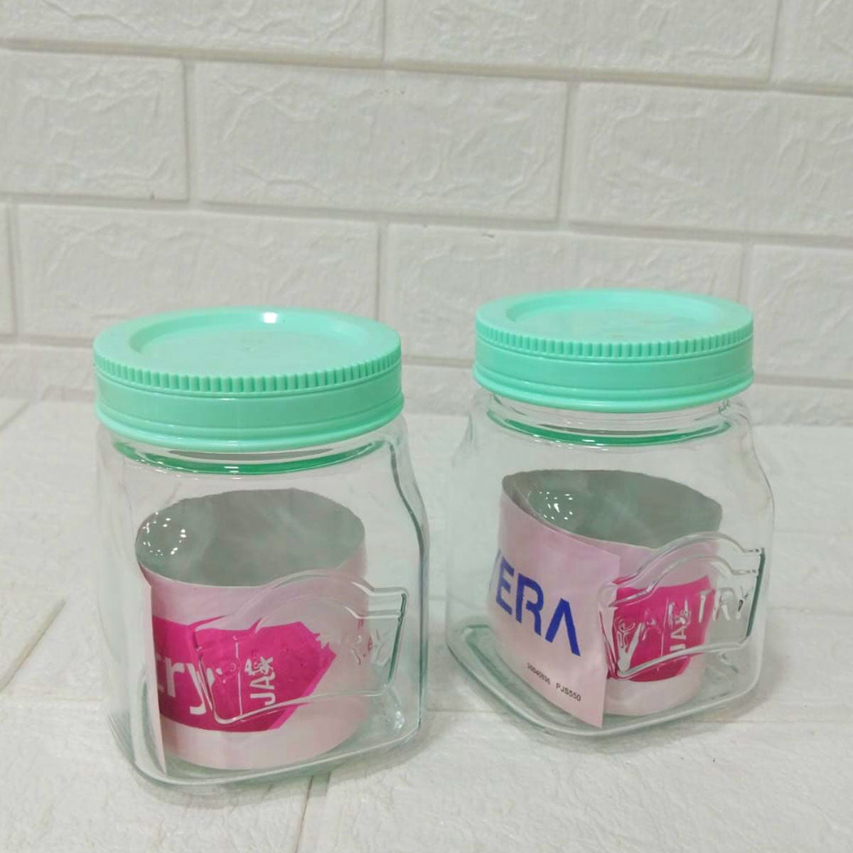 Di0198 Yera Pantry Glass Jars – Set of 2 – Amd-Deodap