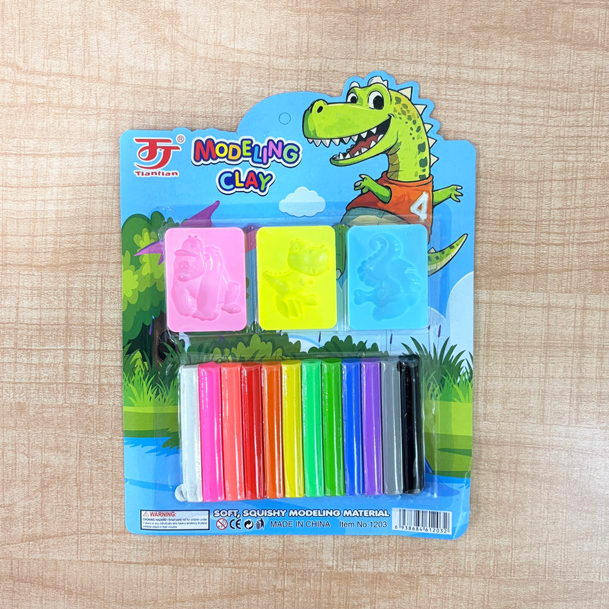 AM6668 12-Color Modeling Clay Set with Animal Molds – Amd-Deodap