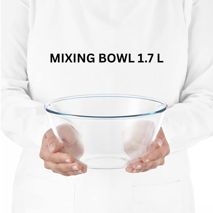 AM5172 Borosil Serving & Mixing Bowl 1.7 Ltr – Amd-Deodap