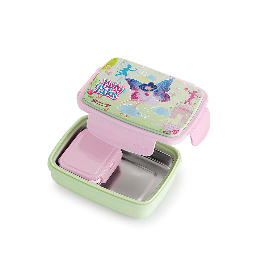 AM3650 Rishabh Nutri Steel Small Lunch Box Set of 1 Pcs – Amd-Deodap