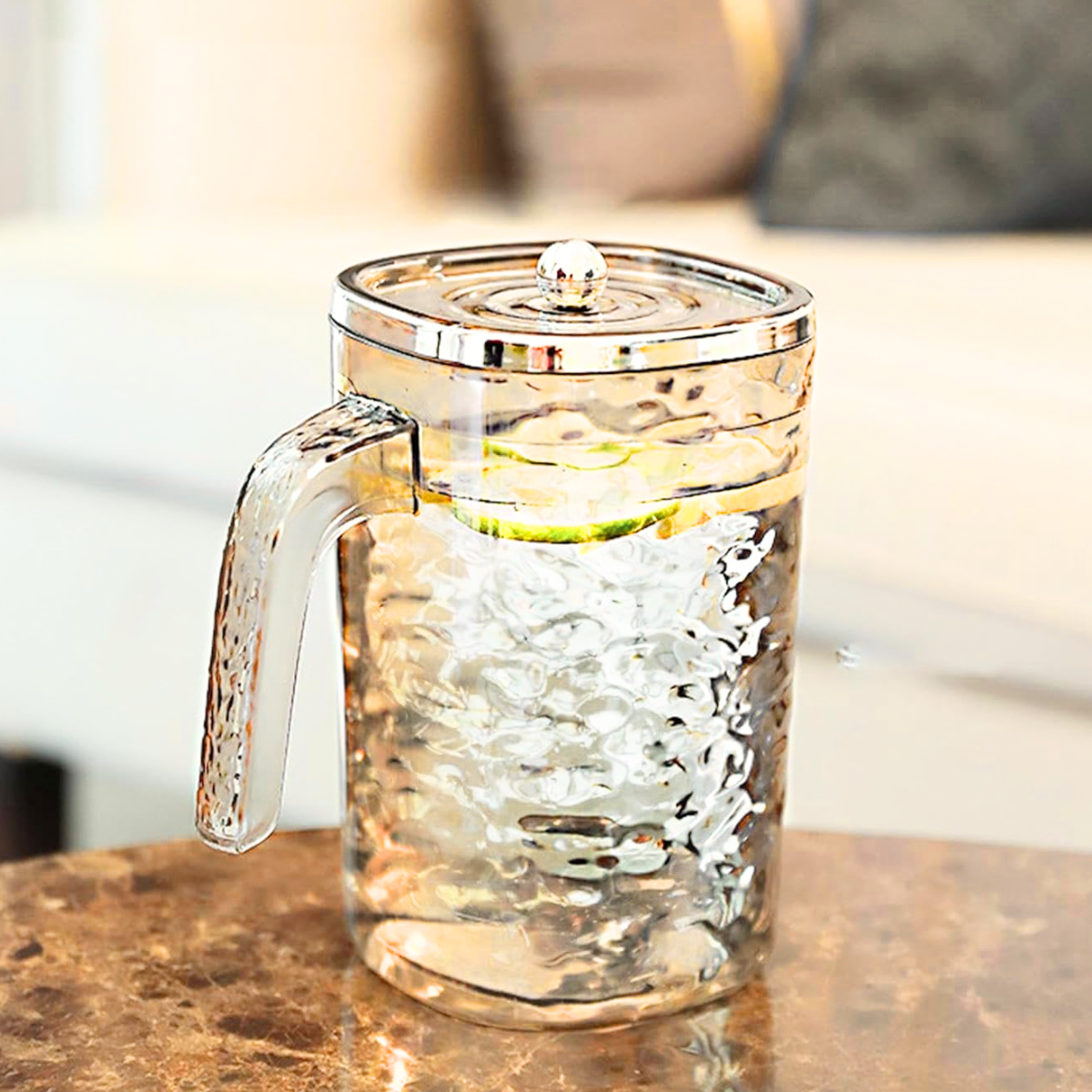 AM5789 Transparent Square Jug - Unbreakable Stylish Drinking Beverage ...