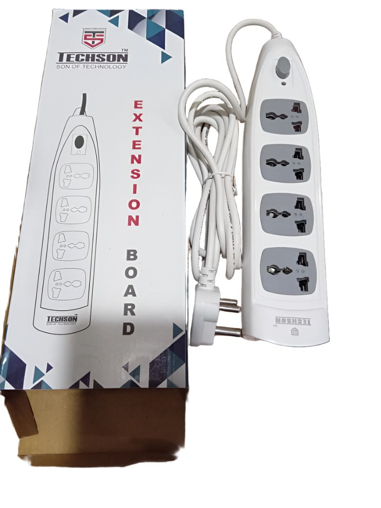 3567 Extension Board with 3 Meter Cable with Master Switch-Multi Plug ...