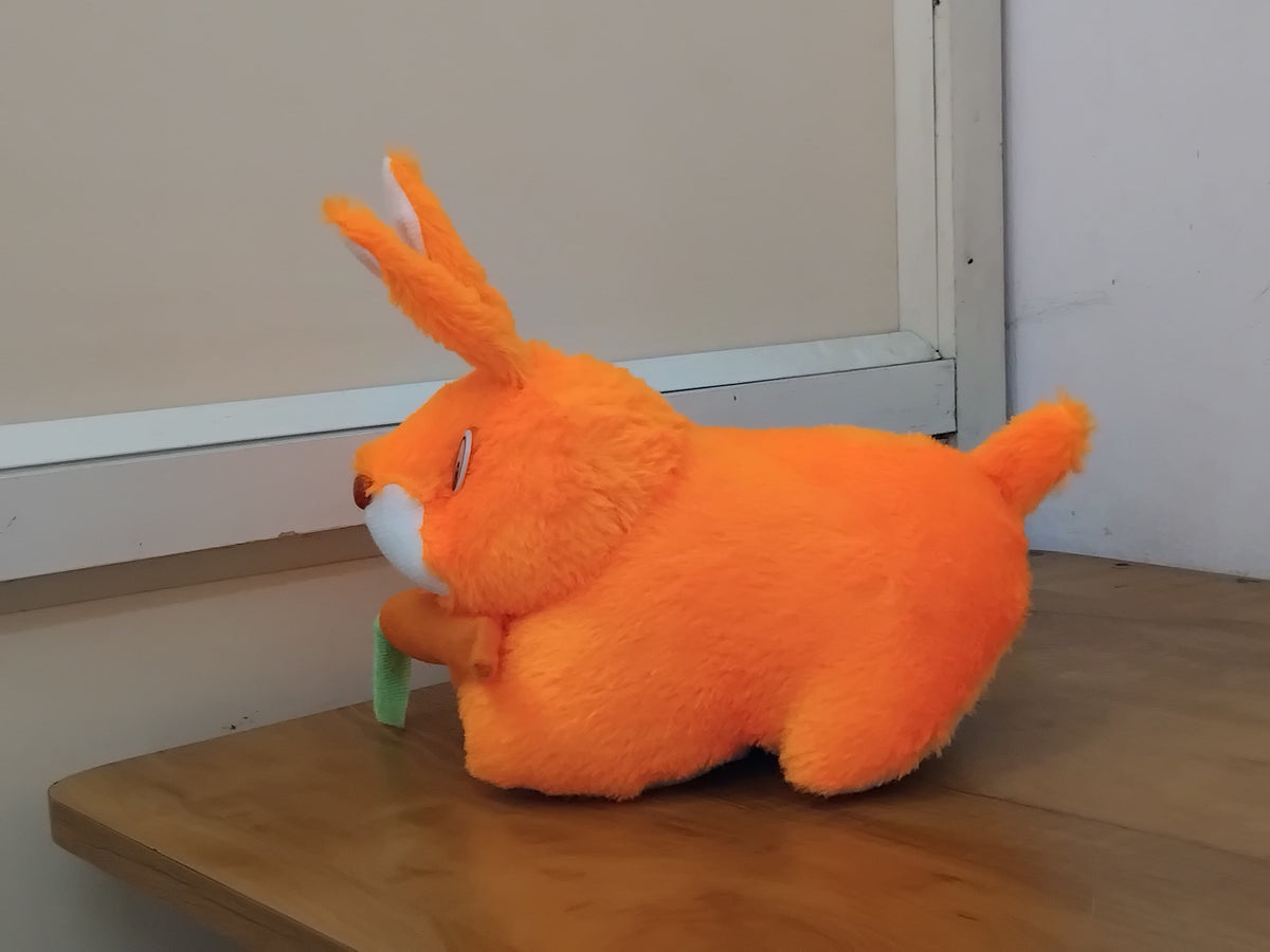 AM3136 Rabbit with Carrot 8inch Stuffed Soft Plush Toy Multicolour 125 ...