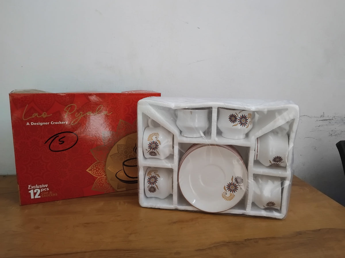 AM3215 Lao Pyala Eclusive A Designer Crockery Ceramic Tea Cup & Saucer ...