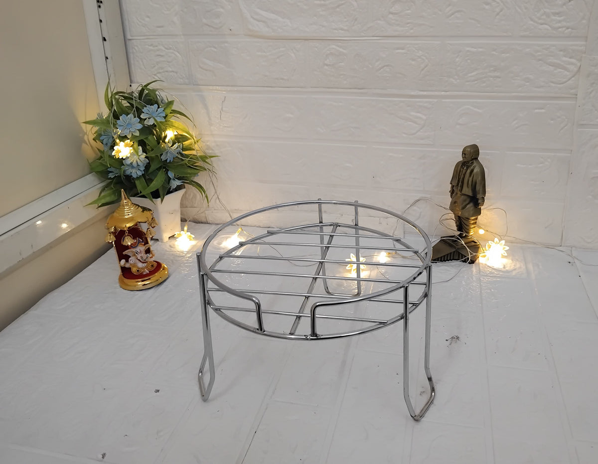 AM3365 No9.5 Stainless Steel Round Heavy Water Pot Stand Matka Small ...