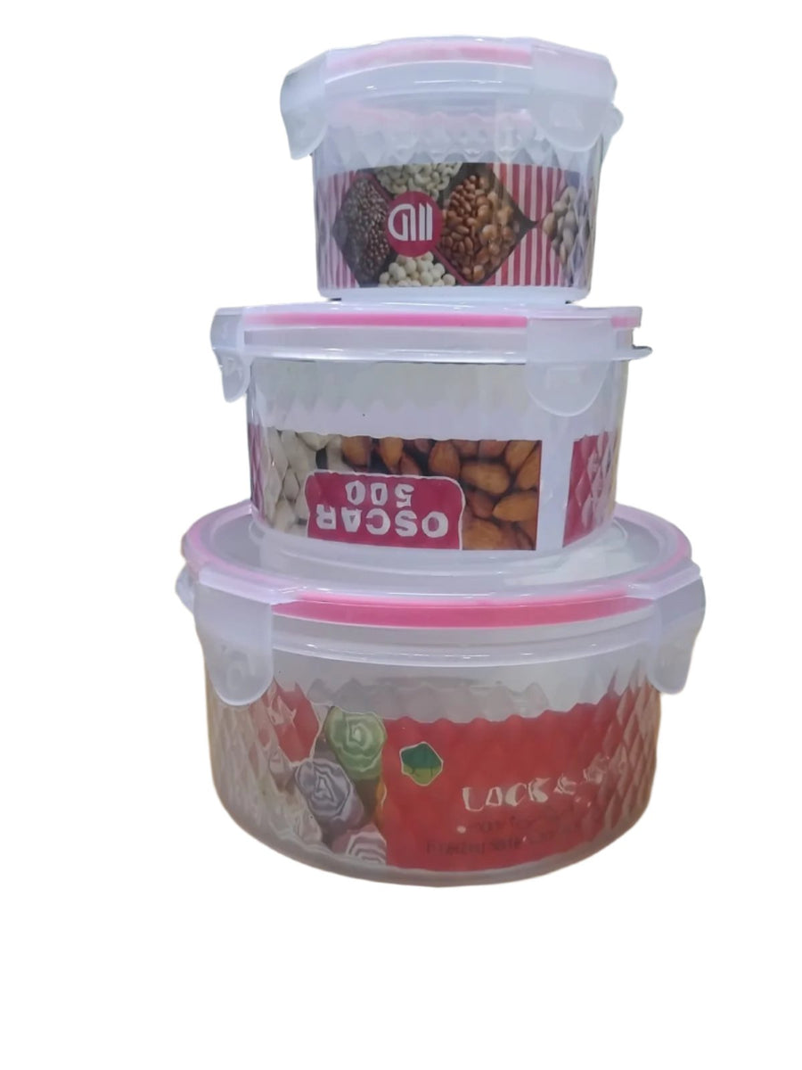 AM2263 Oscar Storage Container Air Tight Container set of 3 pcs 250ml ...