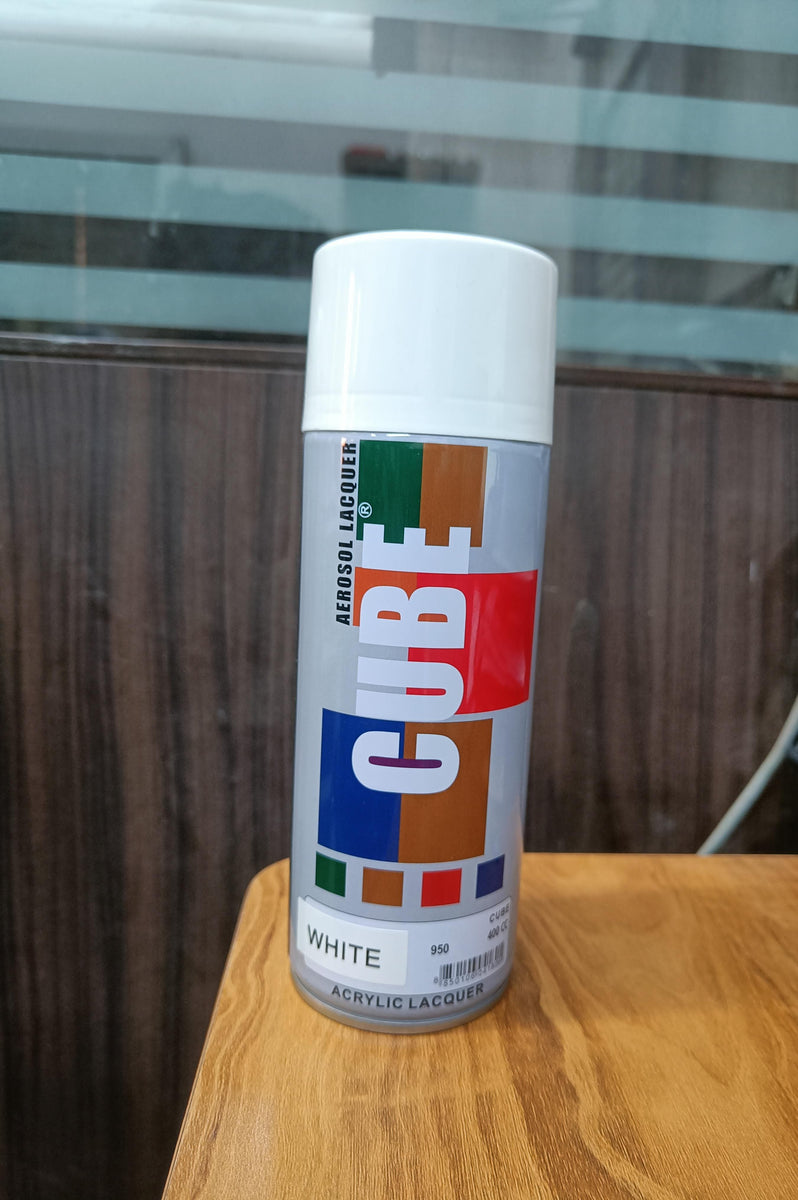 AM2724 Cube Aerosol Acrylic Fast-Drying Spray White Colour -1pcs – Amd ...
