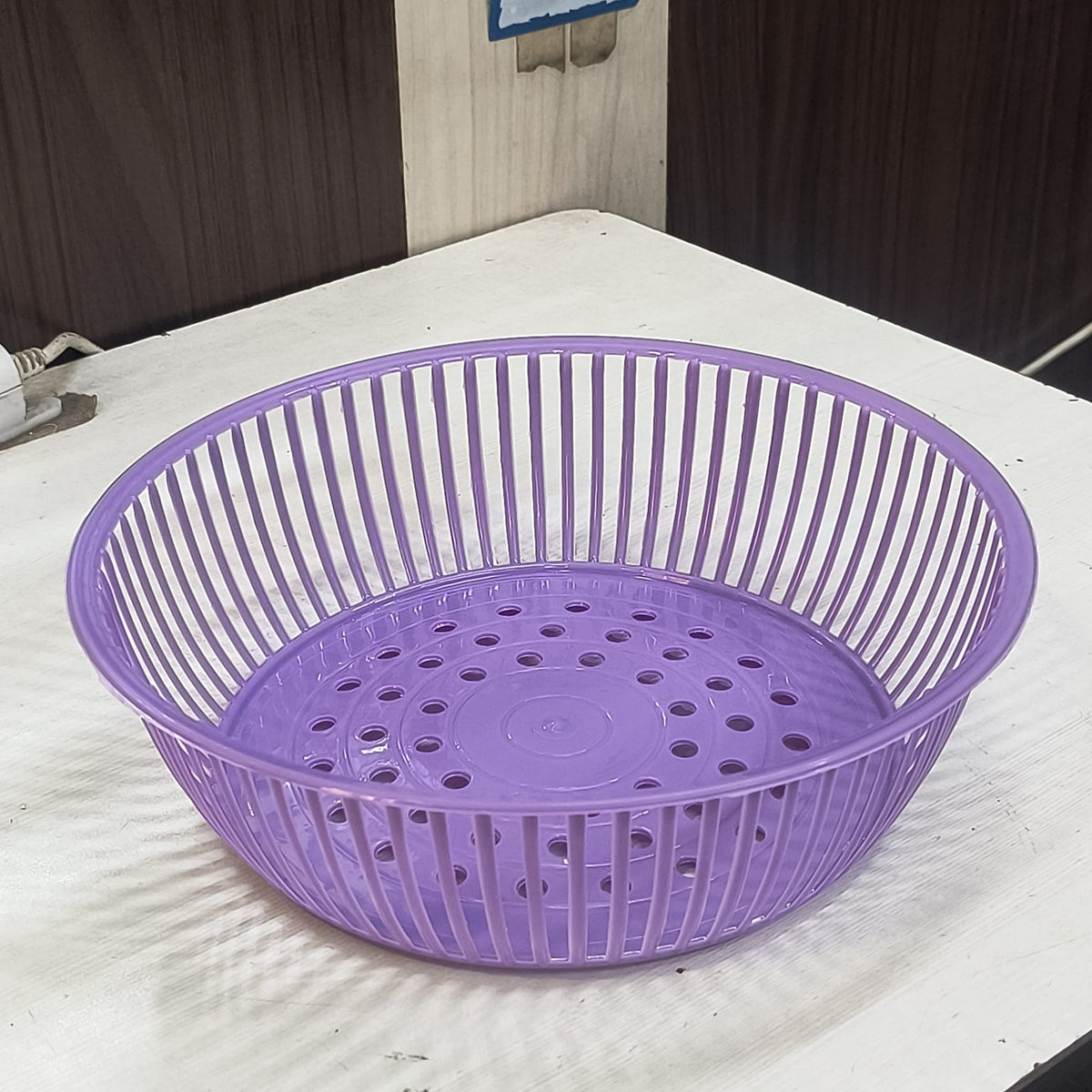 AM5295 Oreo BIg Plastic Storage Basket 1pc – Amd-Deodap