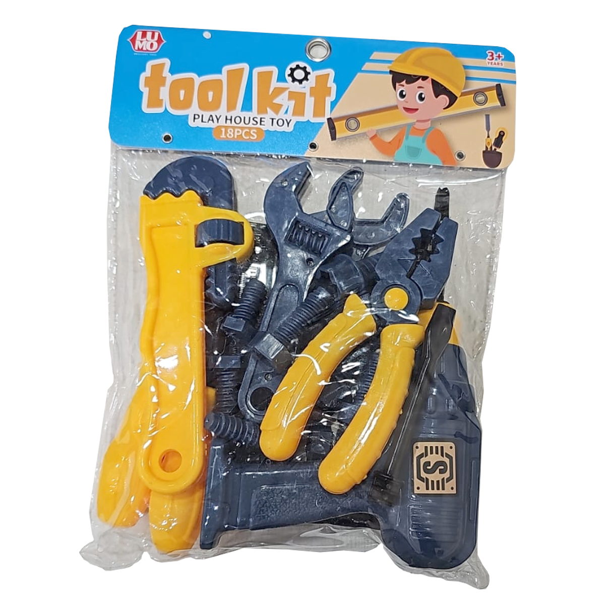 AM0394 LUMO Toolkit Play House Toy 18 PCS – Amd-Deodap