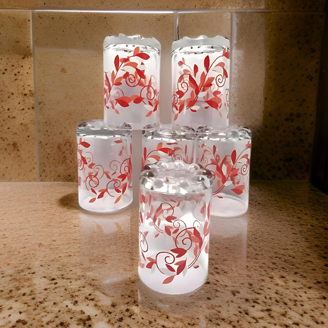 AM0317 TGI Splash Water & Juice Glass Drinking Set Of 6 PCS – Amd-Deodap