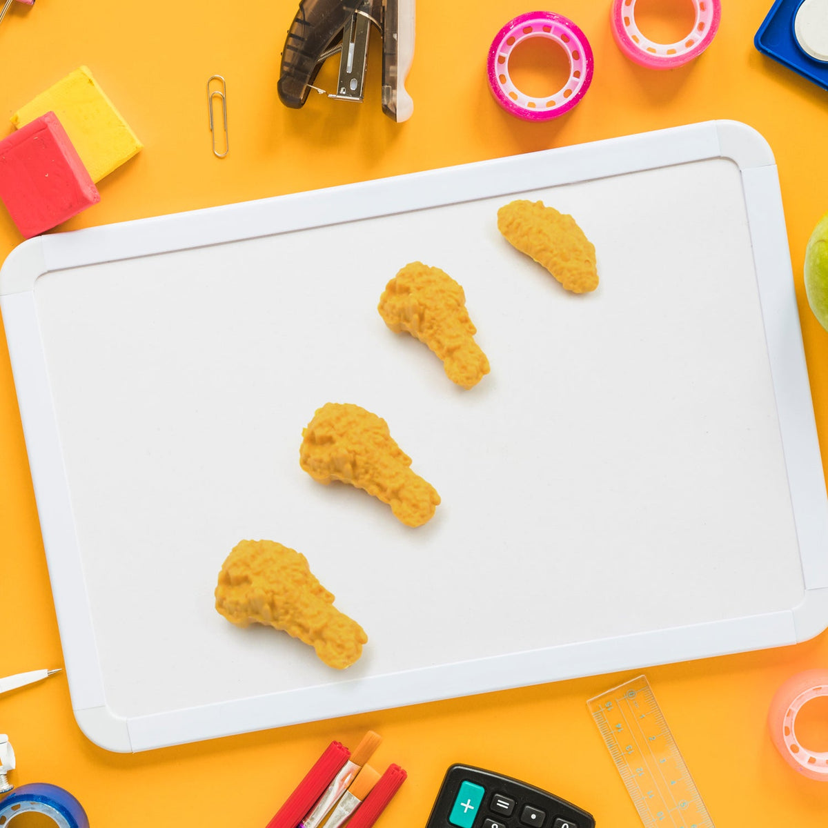 4341 Cute Erasers, Pencil Eraser, Chicken Wings Chicken Legs Eraser St ...