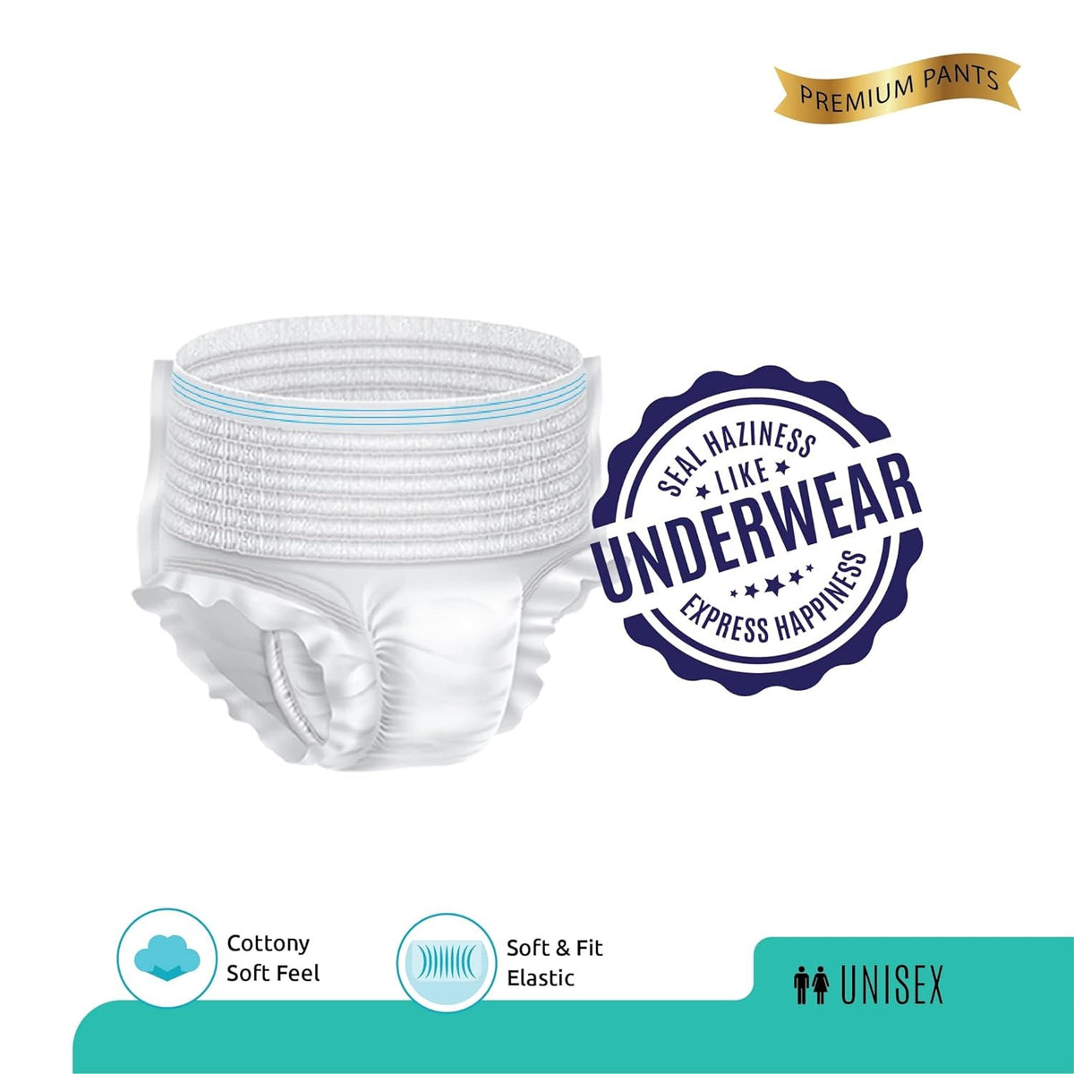 0963 Large - Extra Large Senior care Adult Pull Up Diaper Pants (Waist ...