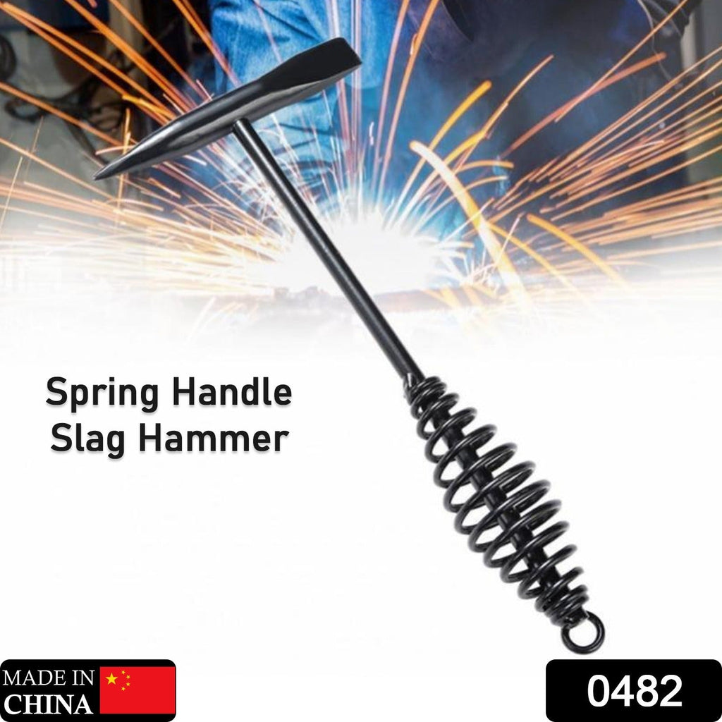 Spring Handle Slag Hammer 300g Welding Hammer - Spring Handle Chipping ...