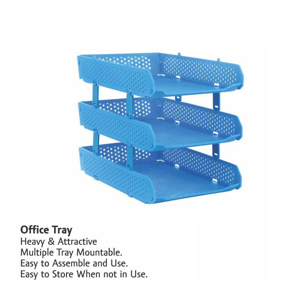 0329 Foldable Tray Desk Organizer File Tray, Office Files, Letter Tray ...